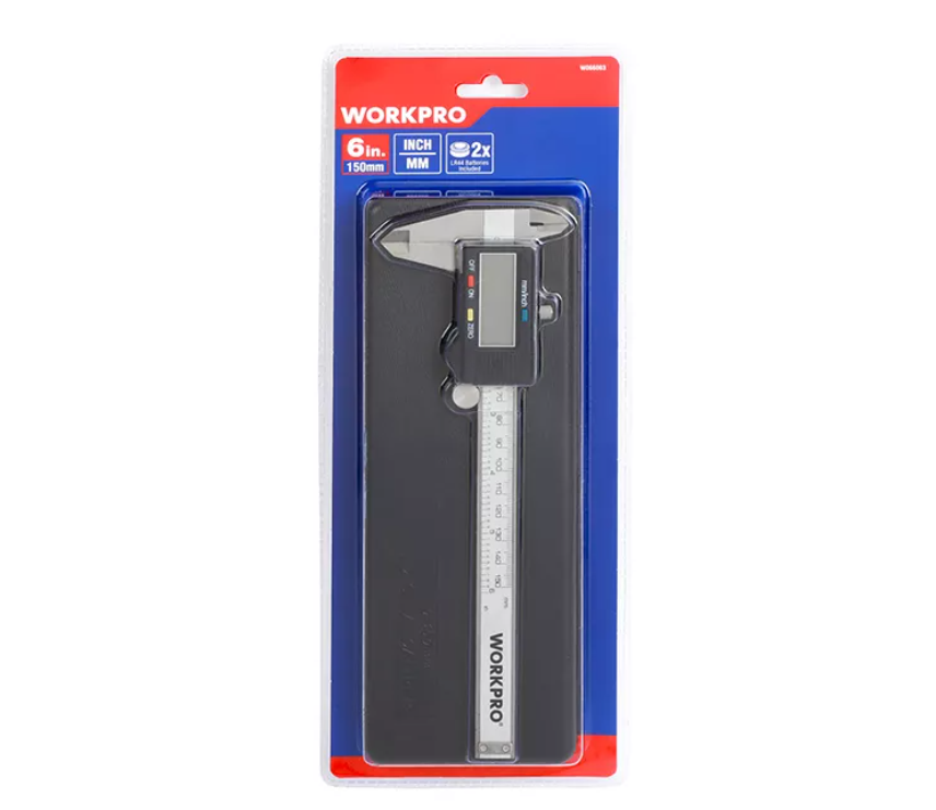 WORKPRO W066003 Electronic Caliper With Digital Display 6 Inch(150mm)– Maxrite