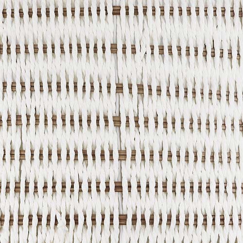 MUTBERG Paper Cord Basket White Retangle 42 x 30 x H.25 cm, Cube 27 x ...