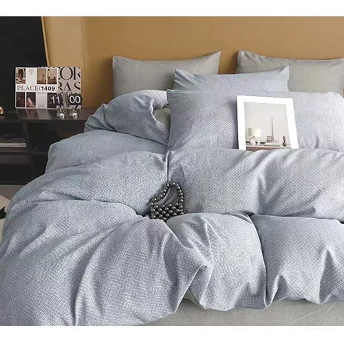 MUTBERG Quilt Cover Set Queen Bed Grey 140GSM Plaid/Beau– Maxrite