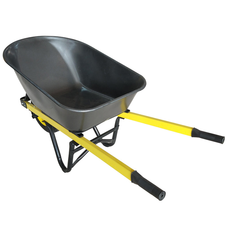 TUF Wheel Barrow 100L Steel Gray Tray 180Kg– Maxrite