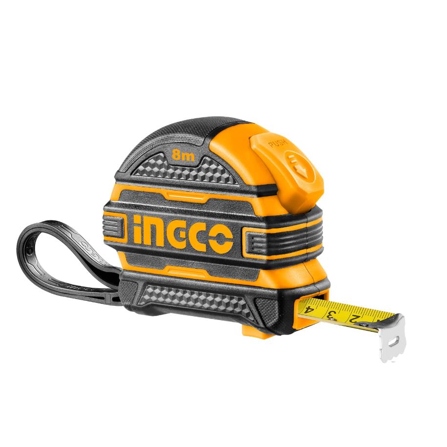 INGCO HSMT08825-1 Tape Measure Steel 8Mx25Mm Metric & Imperial– Maxrite