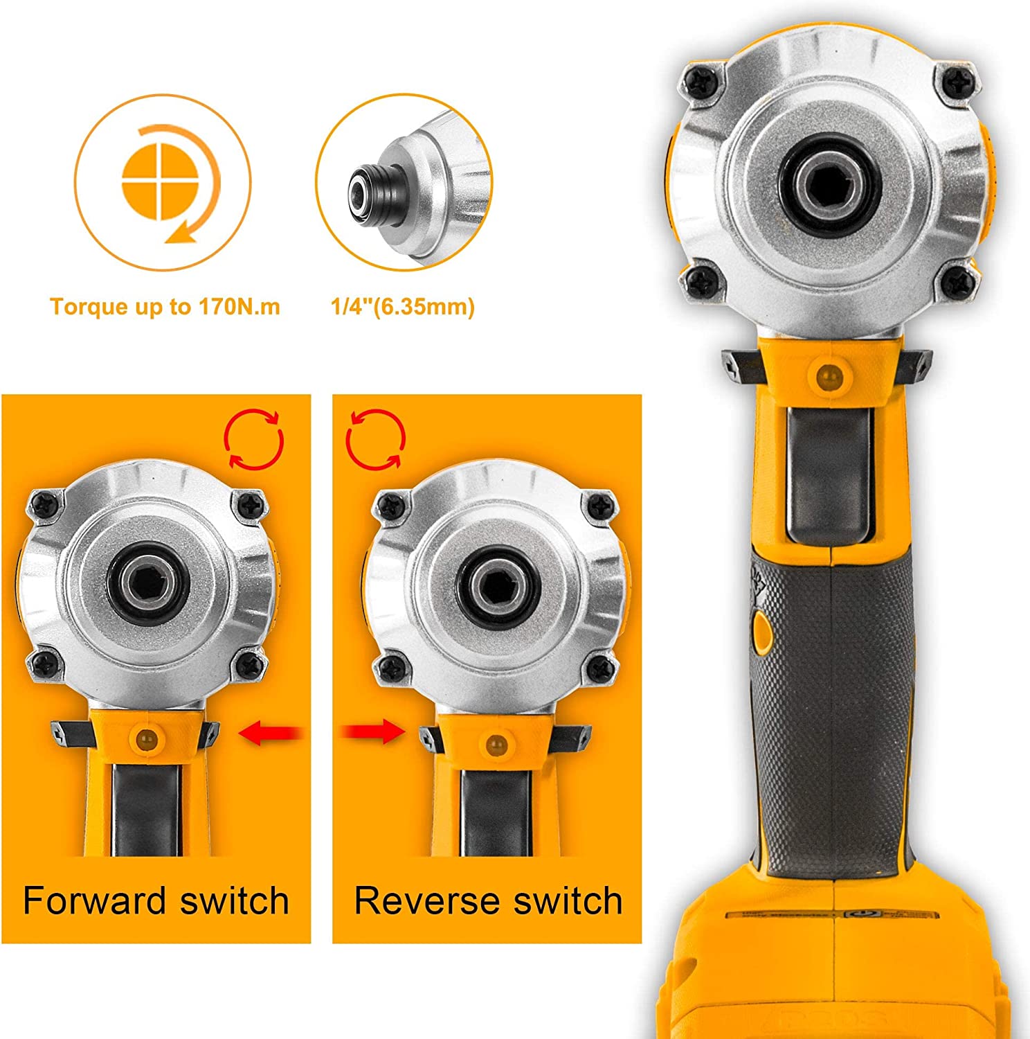 INGCO-CIRLI20020-Li-ion-Brushless-Impact-Driver-20V-Skin– Maxrite