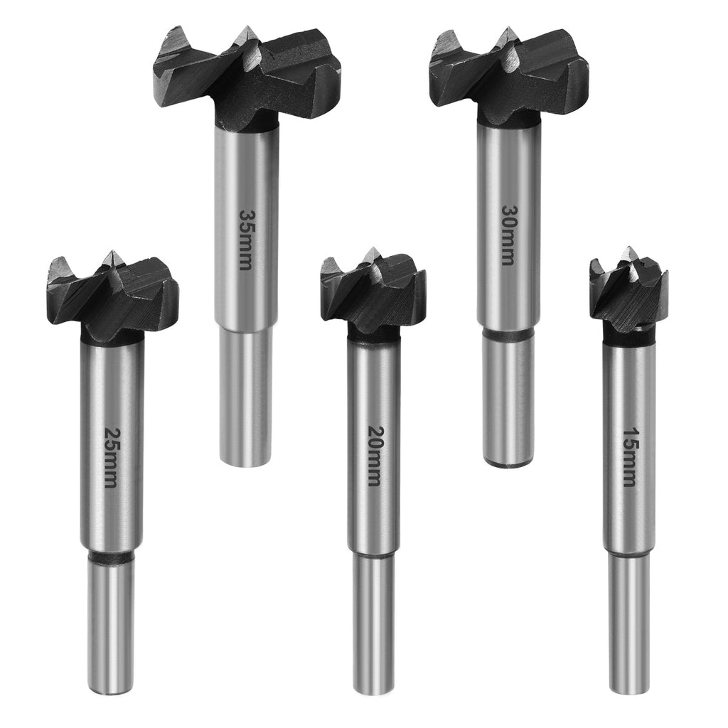 COMOWARE CO005FD Forstner Drill Bit Set 15mm to 35mm 5PCS– Maxrite