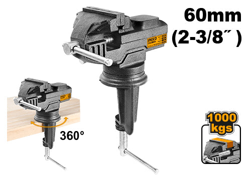 INGCO HBV082 Bench Vice With Anvil 60Mm– Maxrite