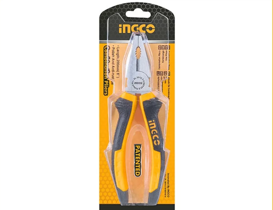 INGCO HCP28208 Combination Pliers 200Mm Trade– Maxrite