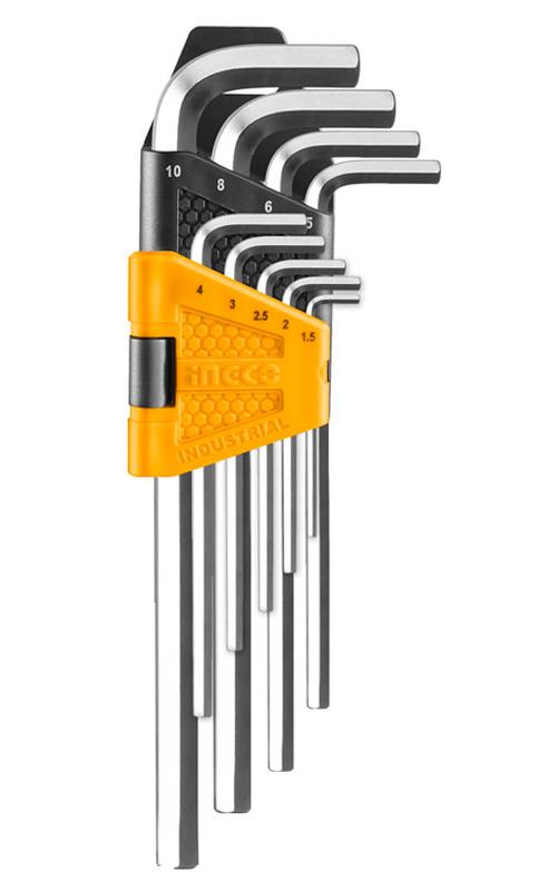 INGCO HHK11092 Extra Long Hex Key Ser 9 Pcs Trade– Maxrite