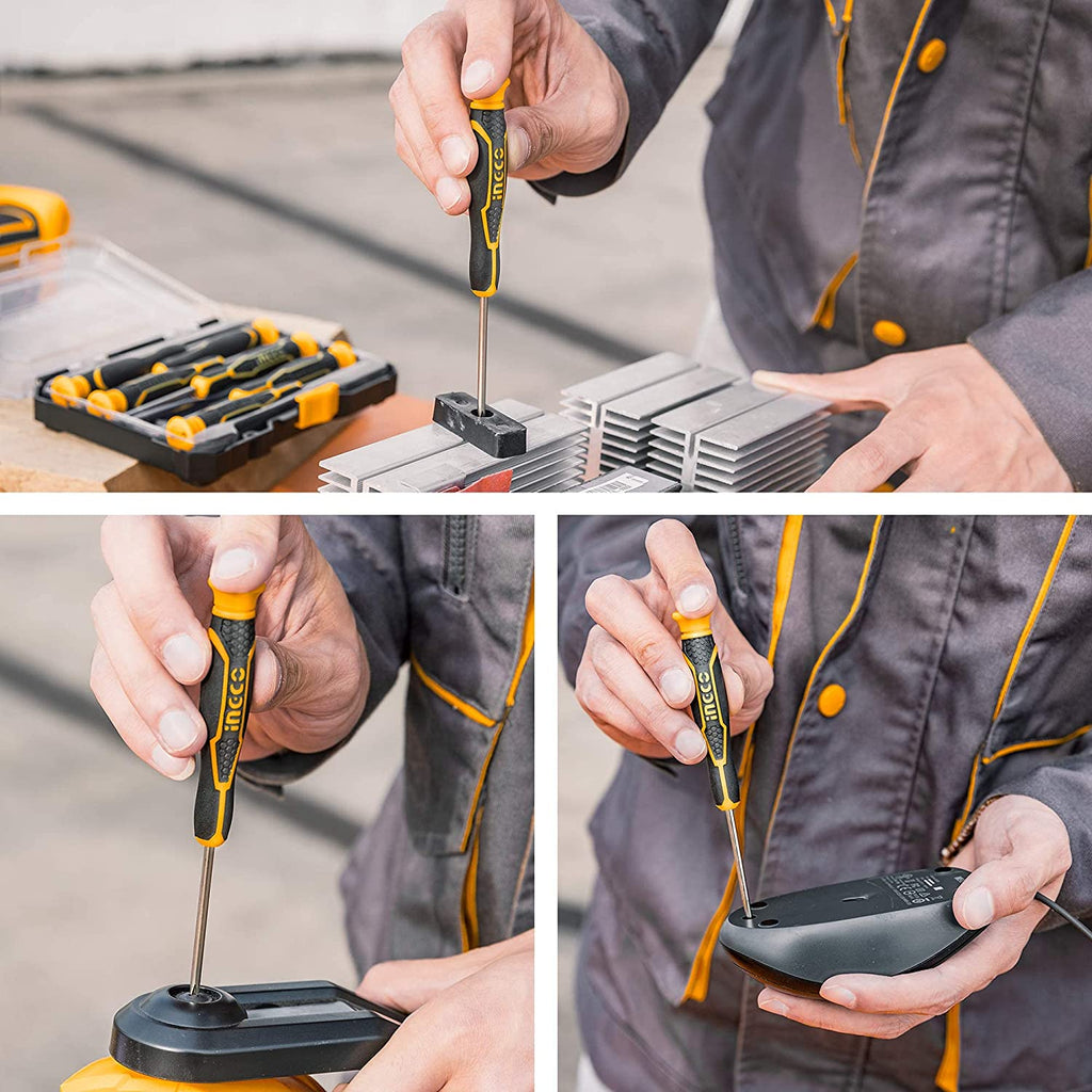 INGCO HKSD0718 Precision Screwdriver Ser 7Pcs Trade– Maxrite