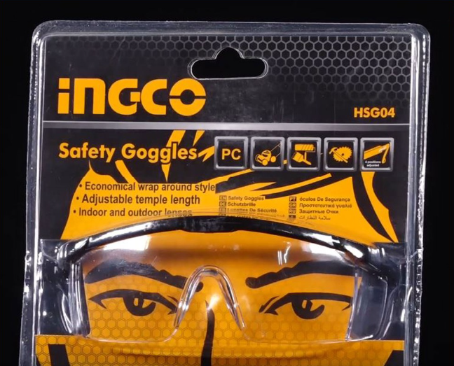 INGCO HSG04 Safety Glasses Handyman– Maxrite