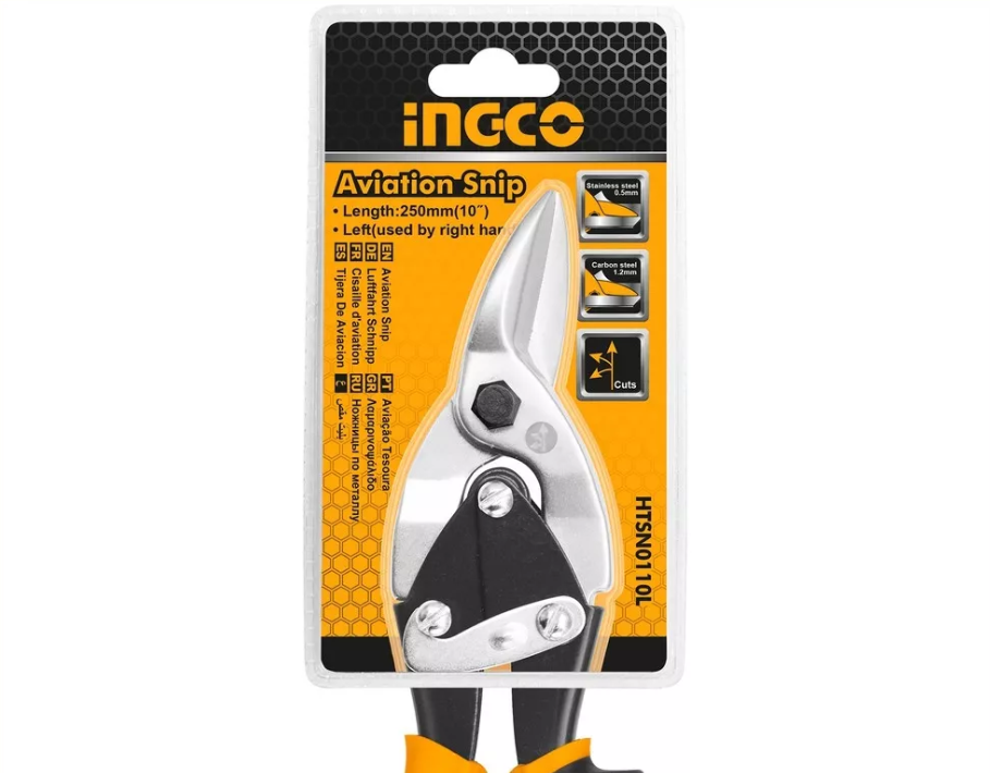 INGCO 250mm or 300mm Left/Right/Straight Aviation Snip– Maxrite