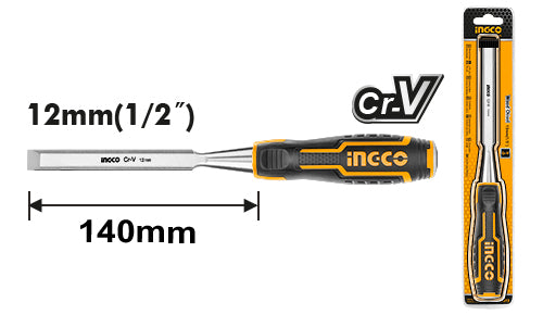 INGCO HWC0812 Wood Chisel Crv 12mm– Maxrite