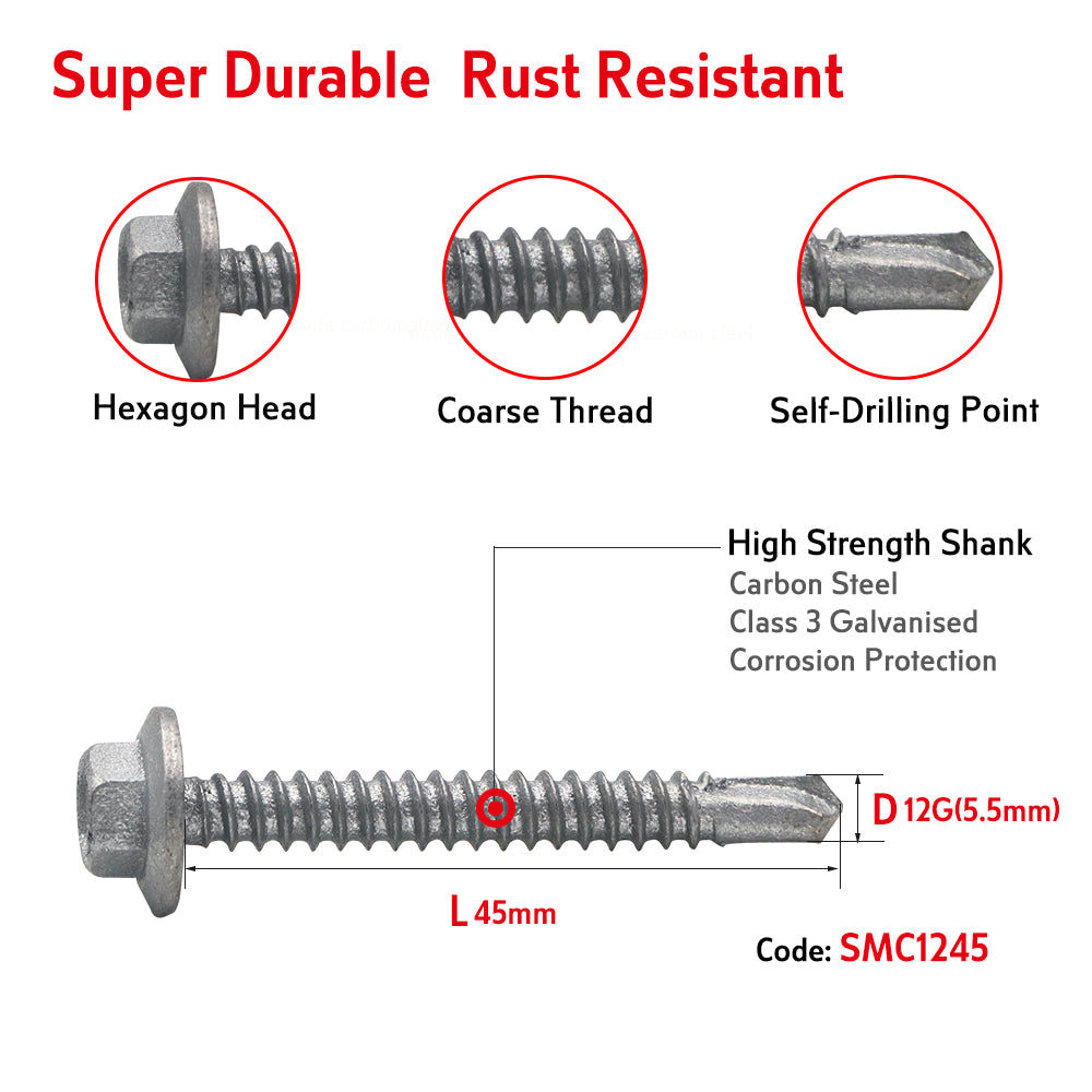 Akord-Screw-Metal-Hex-Class-3-Finish– Maxrite
