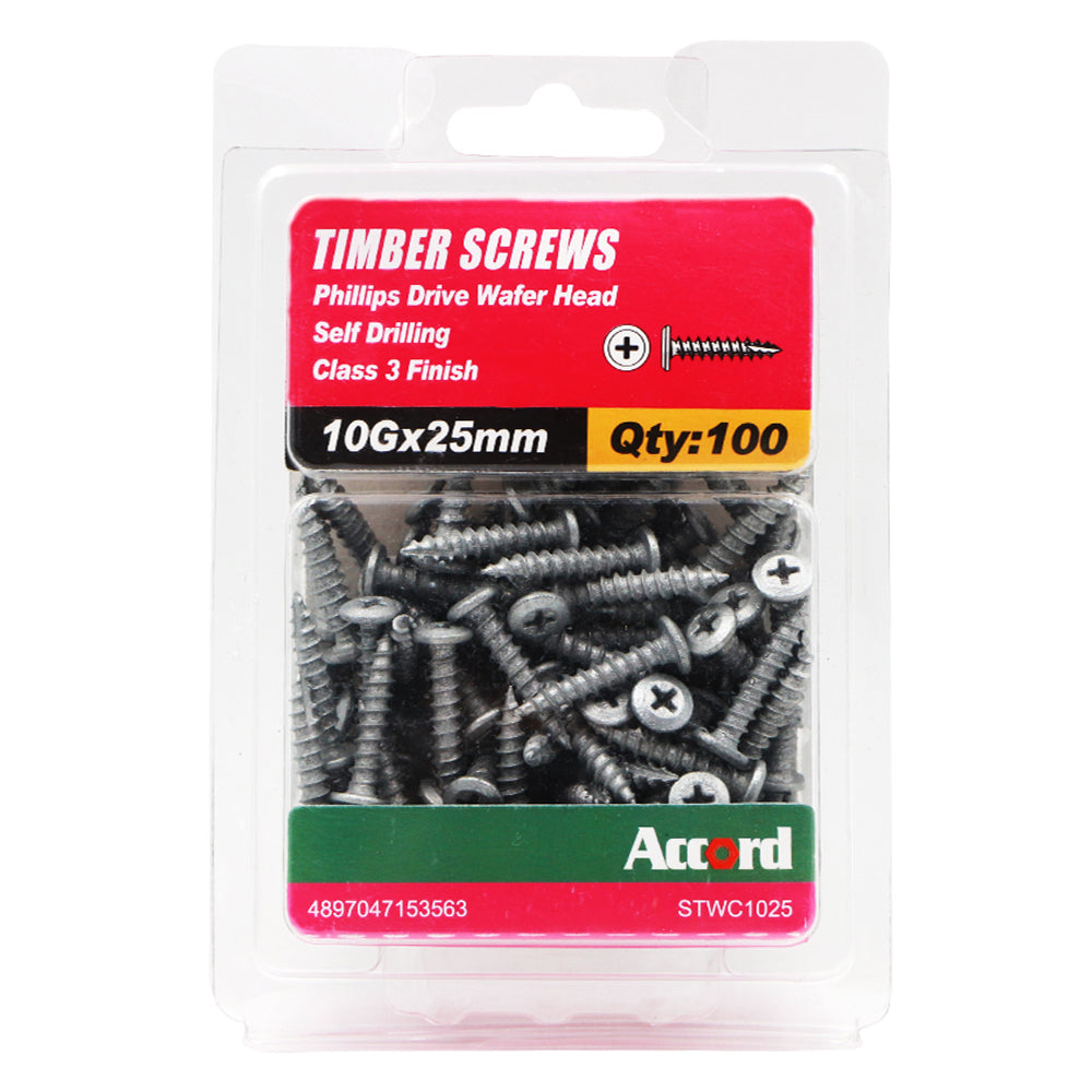 Akord-Screw-Timber-T17-Self-Drilling-Wafer-Head-Class-3-Finish– Maxrite