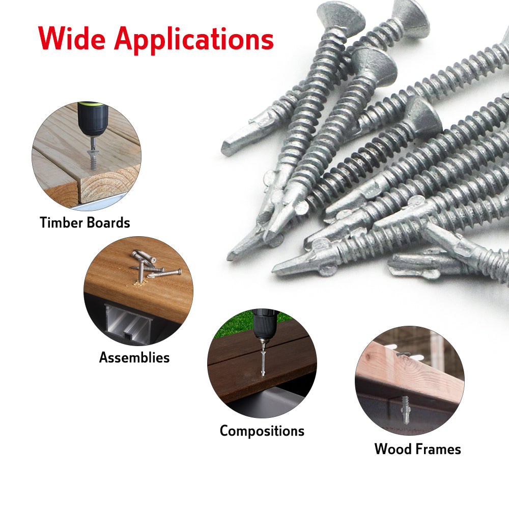 Akord-Screw-Metal-Self-Drilling-Wing-Class-3-Finish– Maxrite