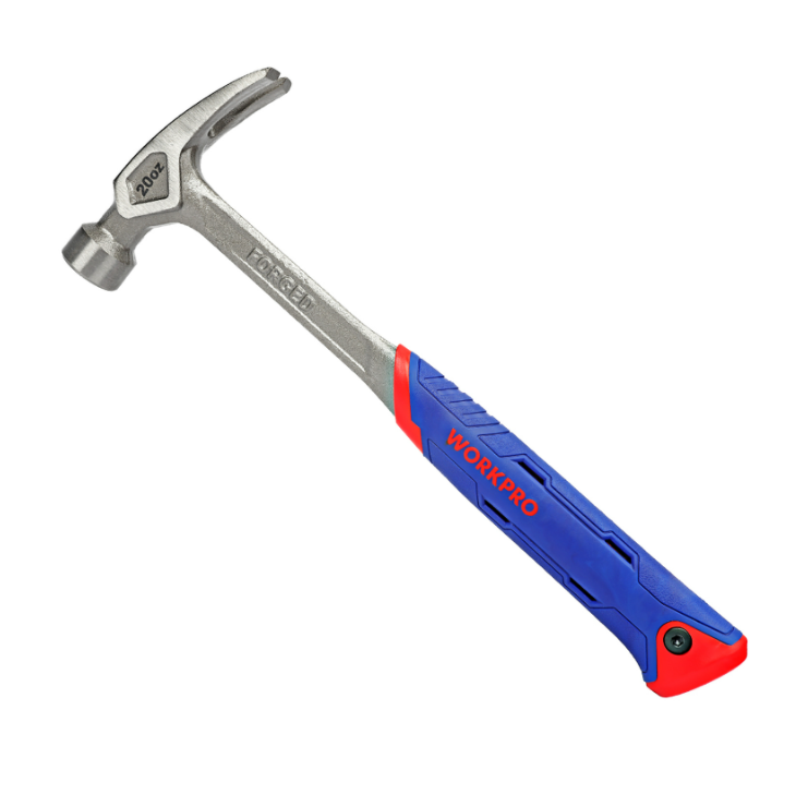 WORKPRO W041091 Steel Anti-Shock Professional Rip Hammer 20OZ– Maxrite